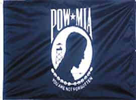 2-Ply Polyester Pow-Mia Flags - American Flags 4 Less