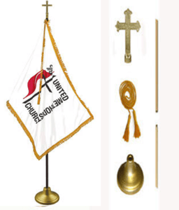 Indoor United Methodist Flag Sets - American Flags 4 Less