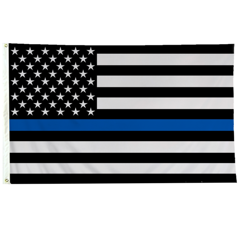 US Thin Blue Line Flag - American Flags 4 Less