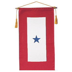 One Star Service Banners – American Flags 4 Less
